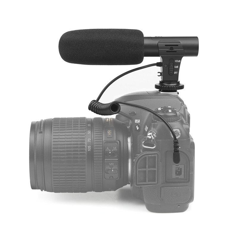 Universal Stereo Camcorder Microphone DSLR Camera ... – Grandado