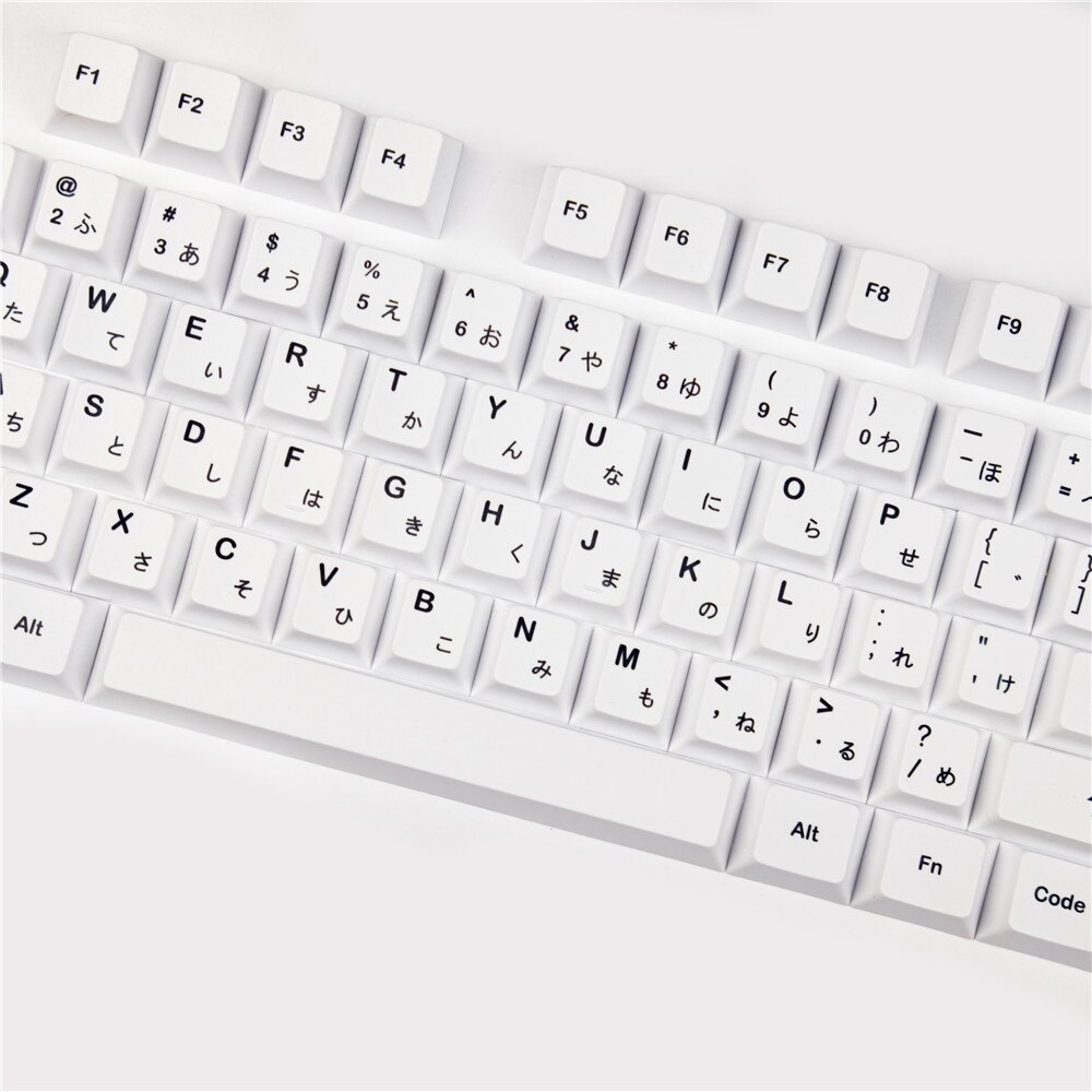 PBT 128 Keys Cherry Profile Japanese Keycaps DYE-S... – Grandado