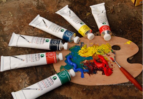 art all color 50ml each tube Oil paints colors pai... – Grandado