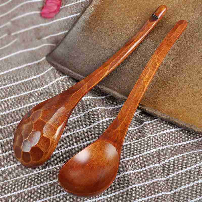 1pc Wooden Spoon Of Turtle Soup Spoons Hand-Carved... – Grandado