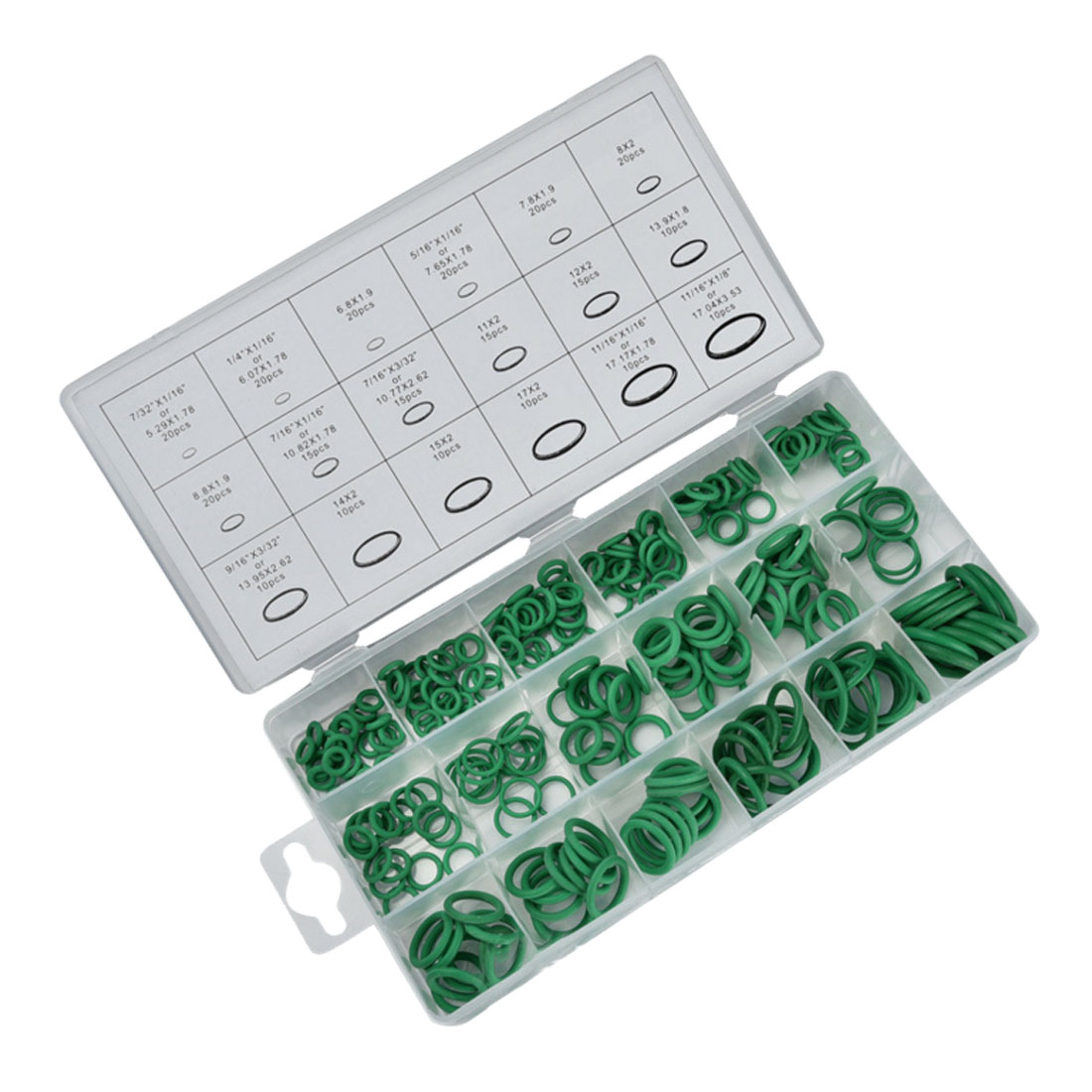 270 pcs/225 pcs 18 Sizes Kit O Type Rubber Ring Ai... – Grandado