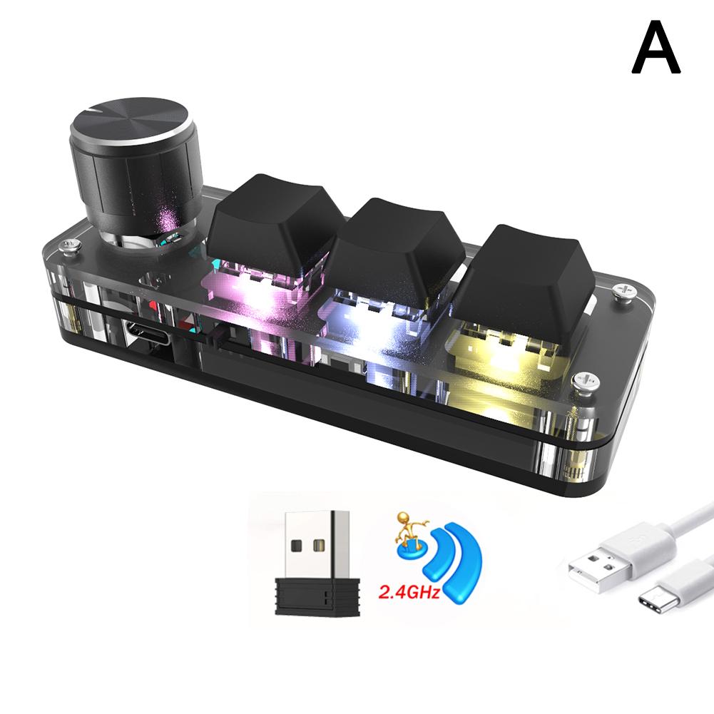 Makro mekaniskt tangentbord rgb mini gaming anpass... – Grandado