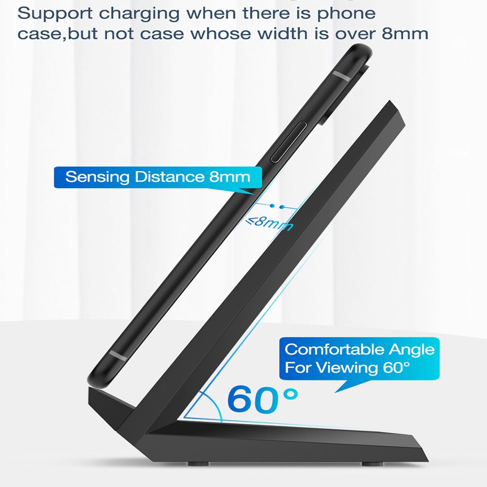 Mobile phone charger QI wireless charger 10W 7.5W ... – Grandado