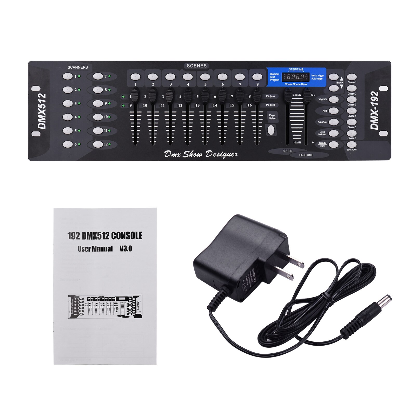 DMX512 Light Controller Console Panel 192CH Progra... – Vicedeal