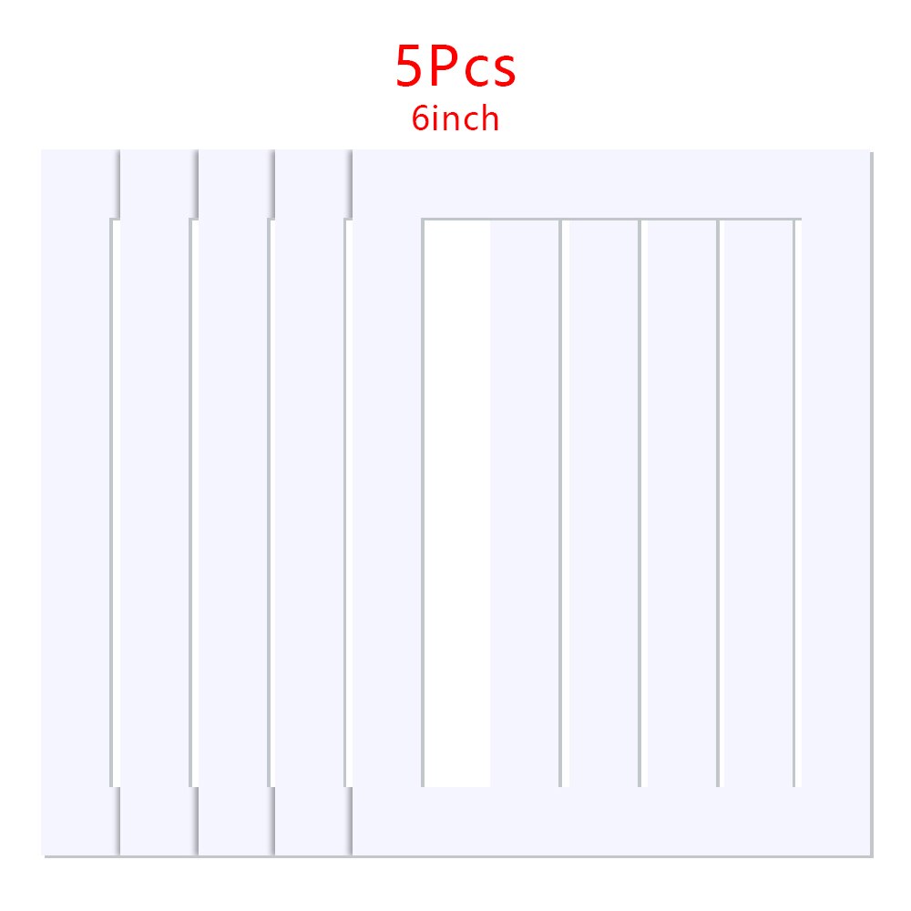 5PCS White Photo Mats Rectangle Paper Mounts Uniqu... – Grandado