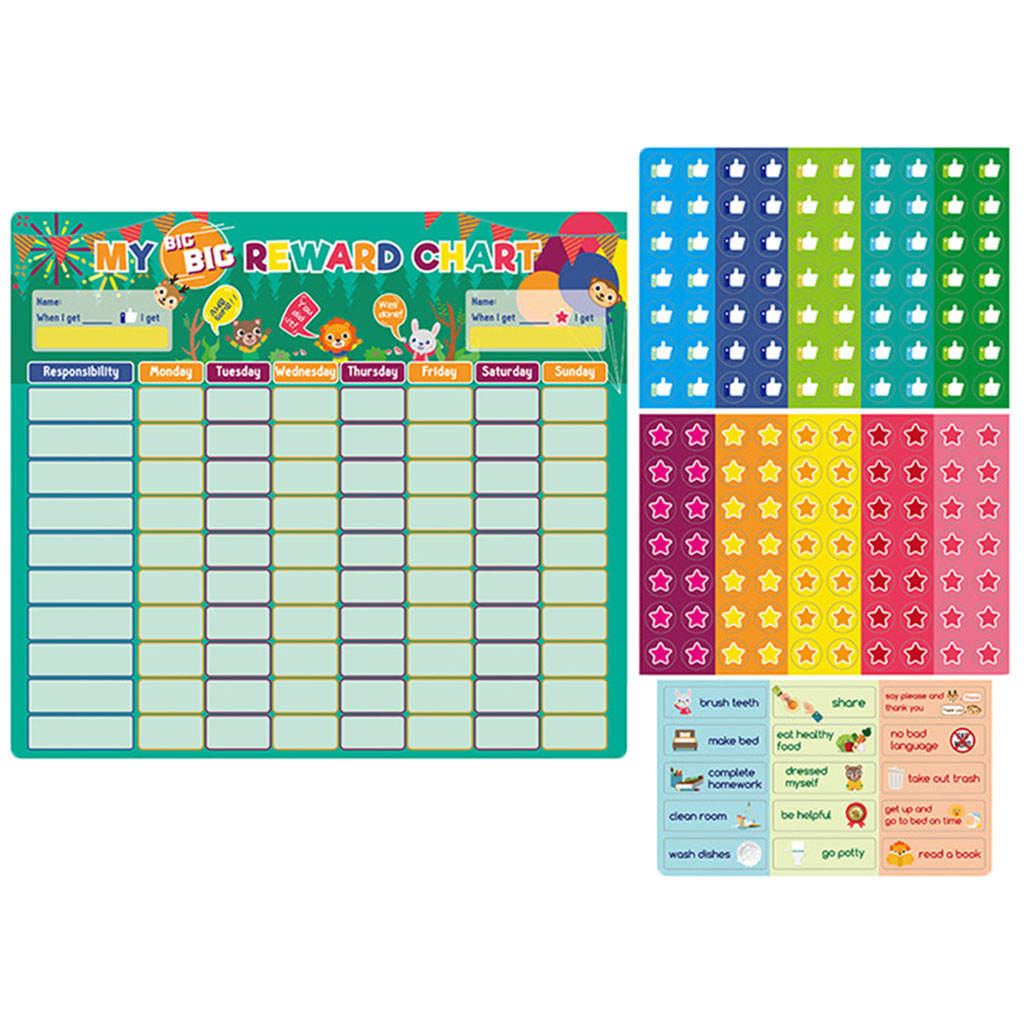 Kids Rewards Chart Behavior Incentive Wall Hanging... – Vicedeal
