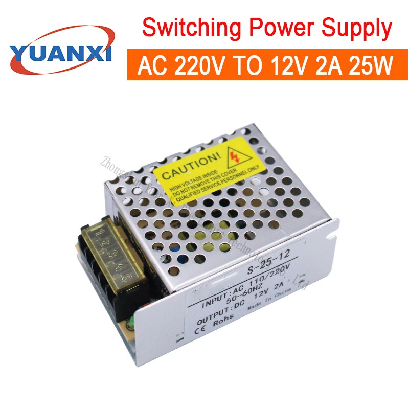 25W Switching Power Supply AC 110V-220V TO 12V 2A ... – Grandado