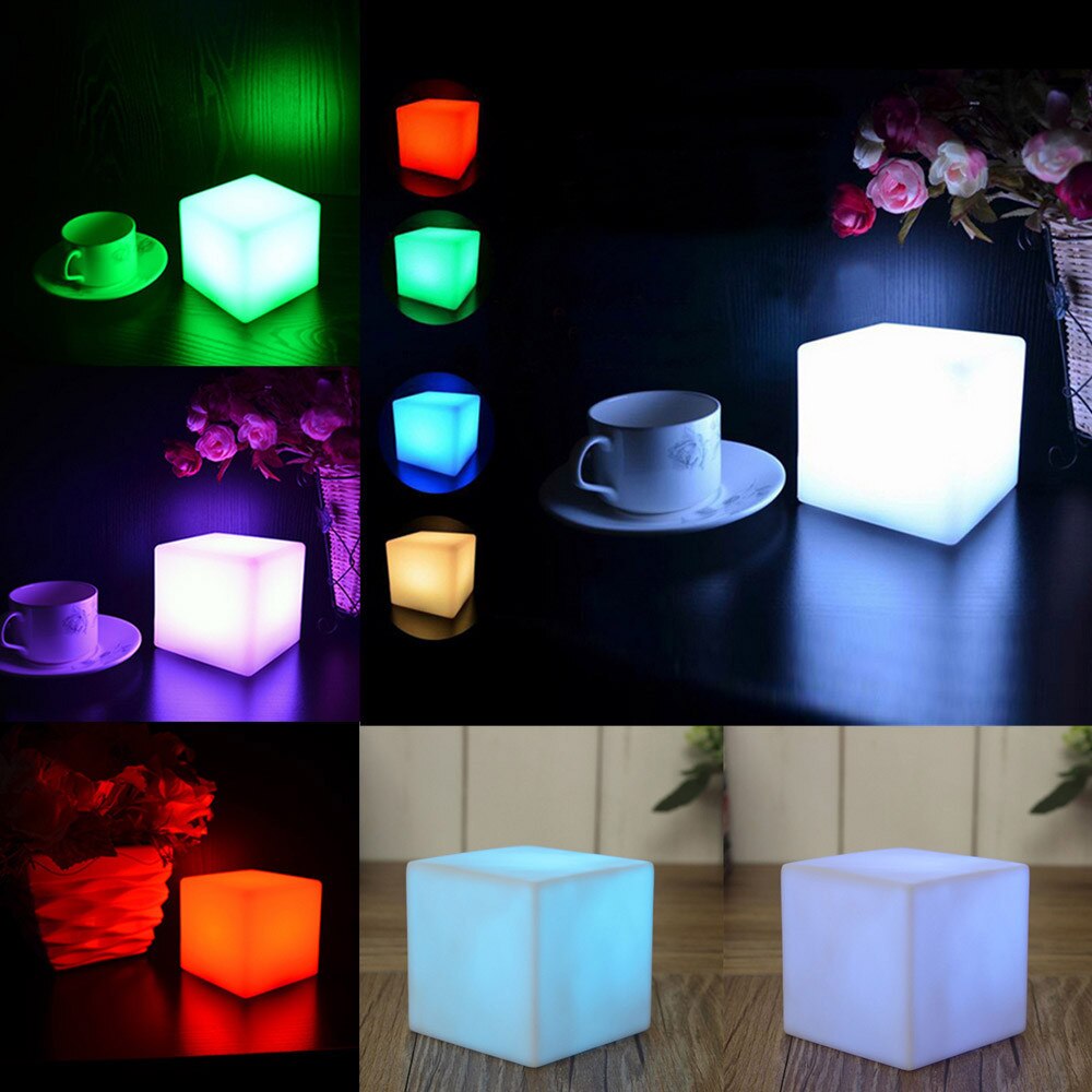 Led Color Changing Mood Cube Night Light Table Lam... – Grandado