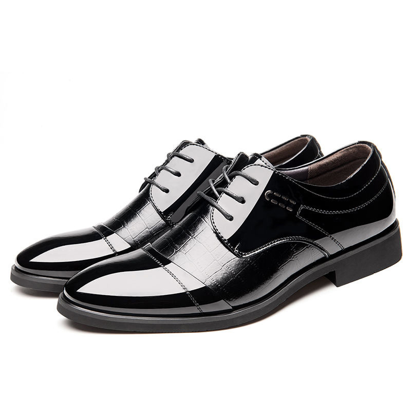 COSIDRAM Spring Men Formal Shoes Pointed Toe Weddi... – Grandado