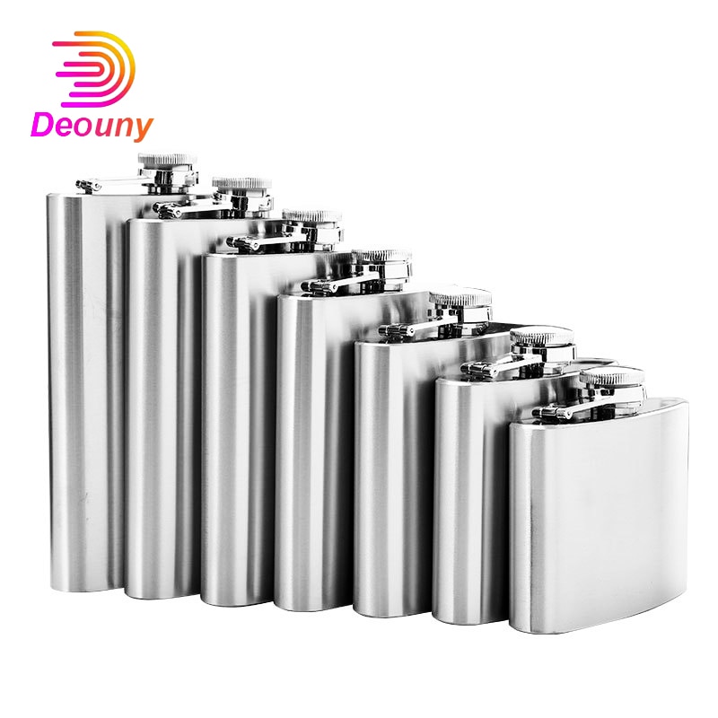 DEOUNY 4-10OZ Whisky Flask For Alcohol Stainless S... – Grandado