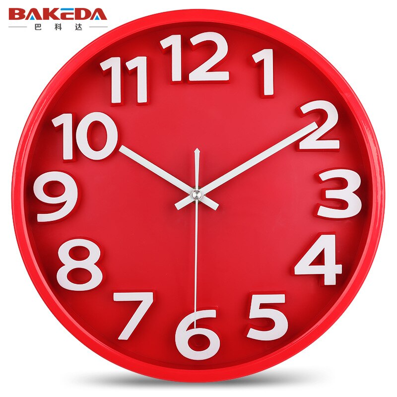 Silent clock stereo wall clock living room wall cl... – Grandado