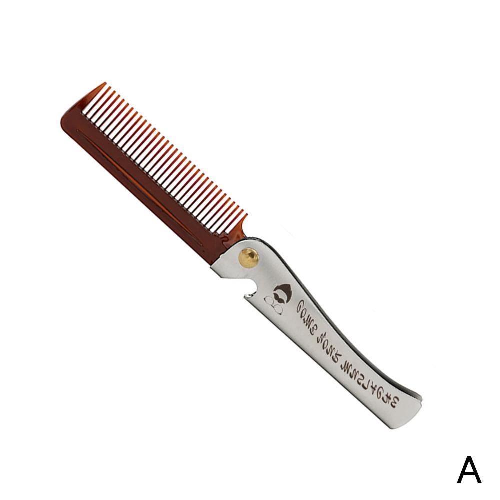 Folding Steel Combs For Men Oil Portable Hair Prod... – Vicedeal
