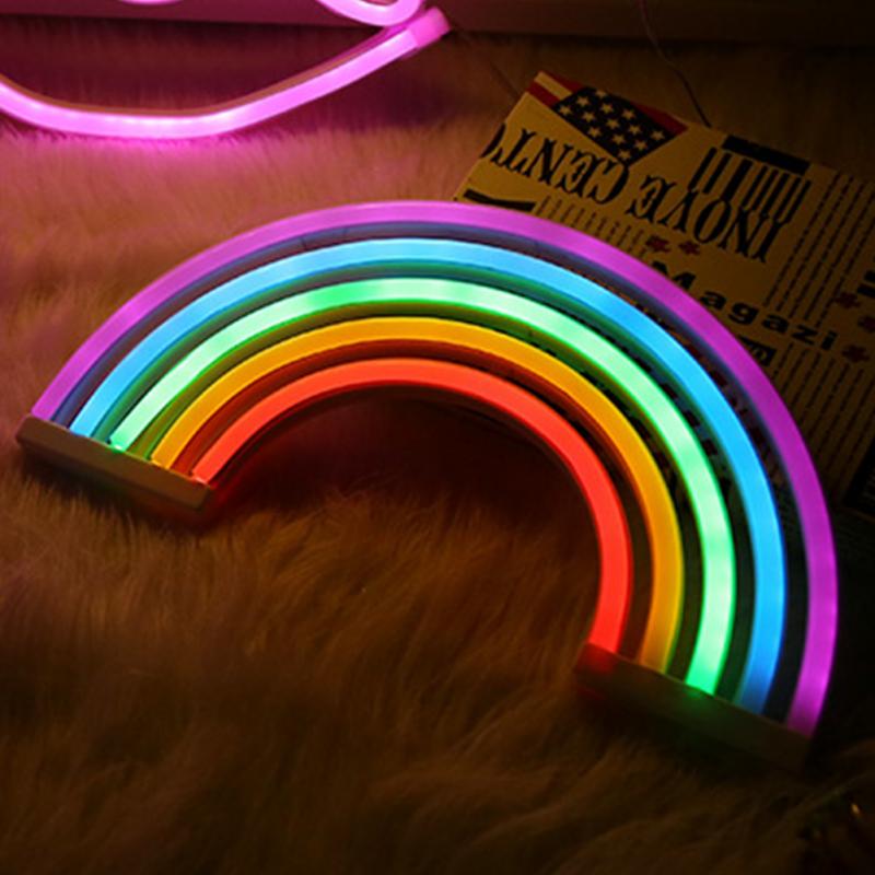 Rainbow LED Light Led Colorful Rainbow Night Light... – Vicedeal