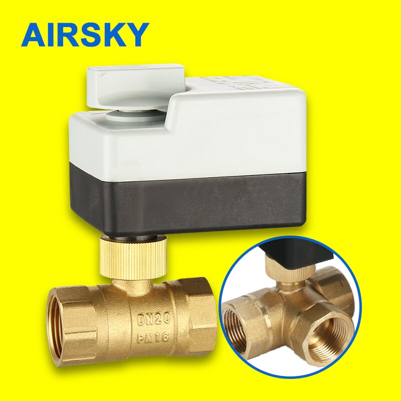 Brass Motorized Ball Valve 3 way 2 way Control Ele... – Vicedeal
