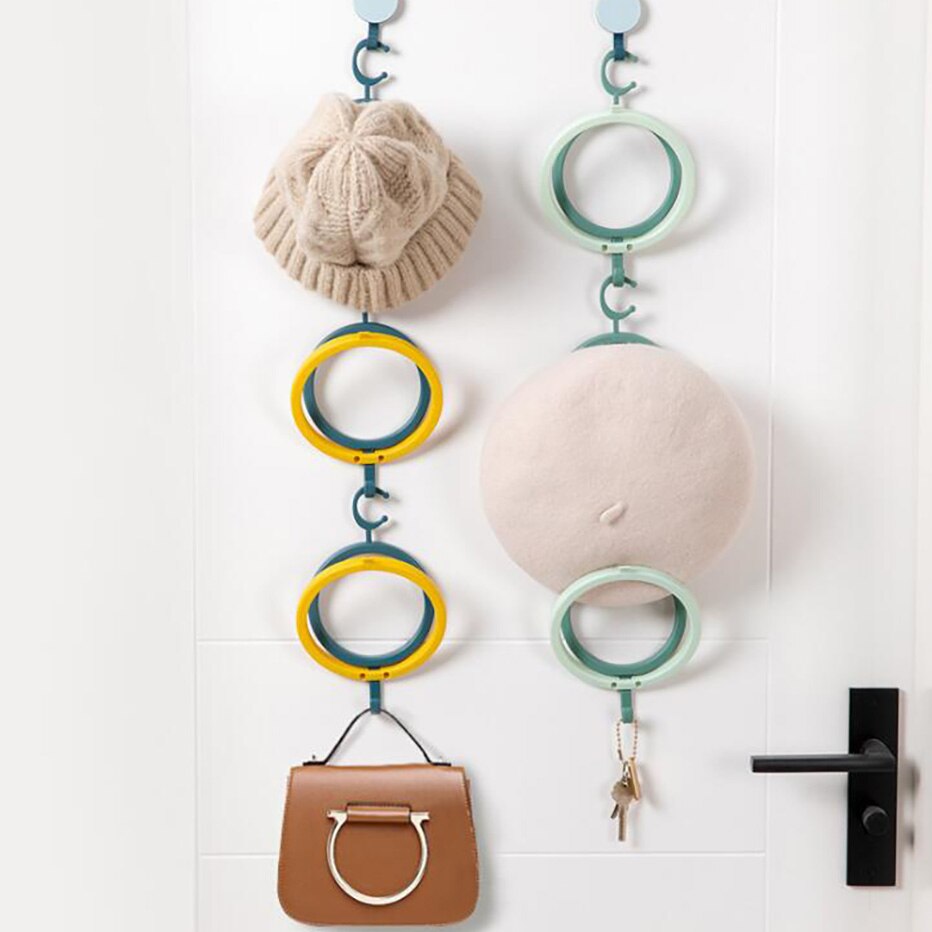 Single Round Closet Hanger Hats Caps Hanging Rack ... – Vicedeal