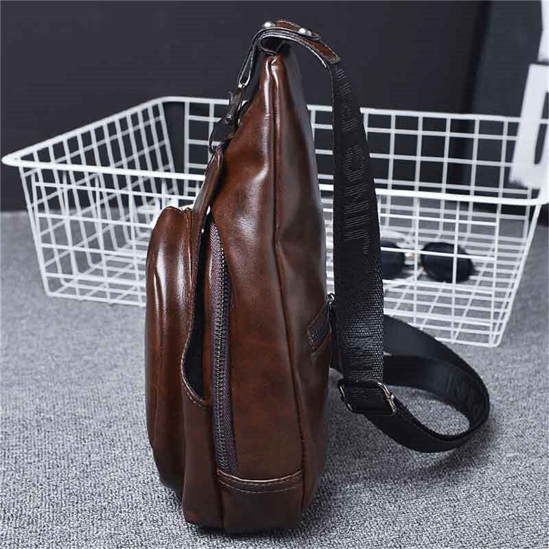 Handbag For Men's Chest Bag Men Leather Chest ... – Vicedeal