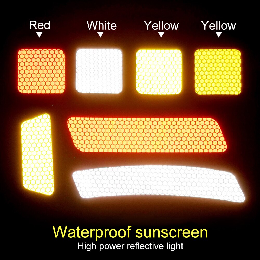 Car Reflective Warning Strip Decal Stickers Car St... – Grandado