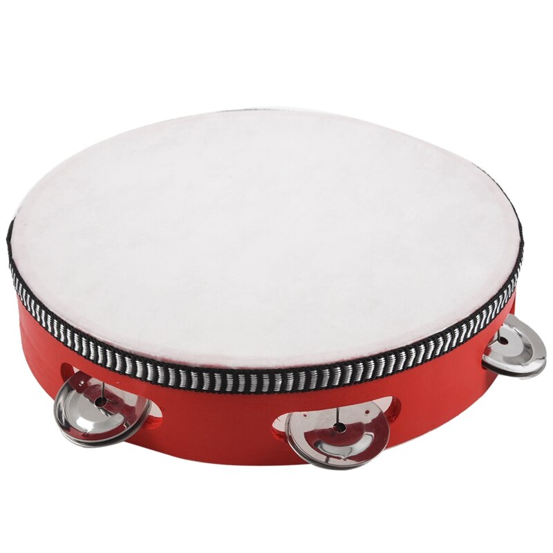 8inch Musical Tambourine Tamborine Drum Round Perc... – Grandado