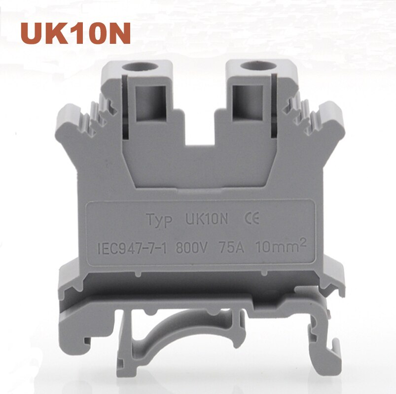 50Pcs Din Rail Universal Screw Terminal Blocks UK-... – Grandado