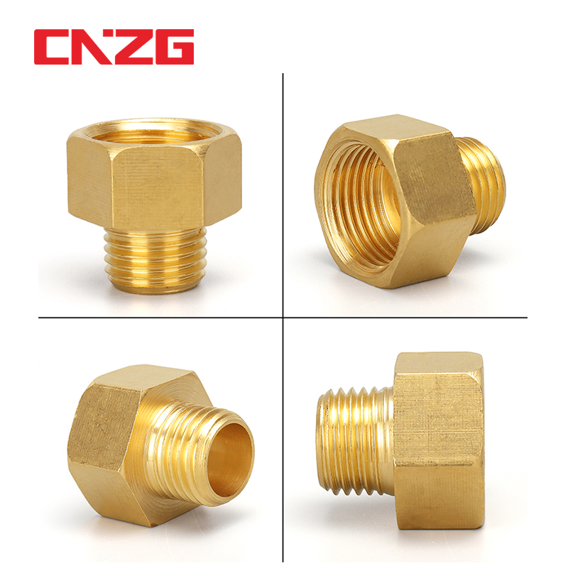 Brass 1/8 1/4 3/8 1/2 3/4 Female to Male Threaded ... – Vicedeal
