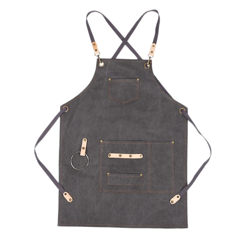 Bbq Canvas Schort Bib Chef Keuken Schort Voor Vrou... – Grandado