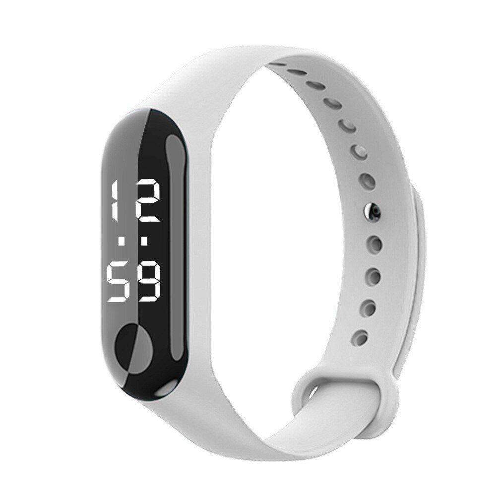 Digital Led Sports Watch Unisex Silicone Band Wris... – Grandado