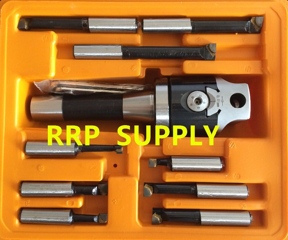 R8 taper, 7/16 "-20UNF draad, F1-12 50mm bori... – Grandado