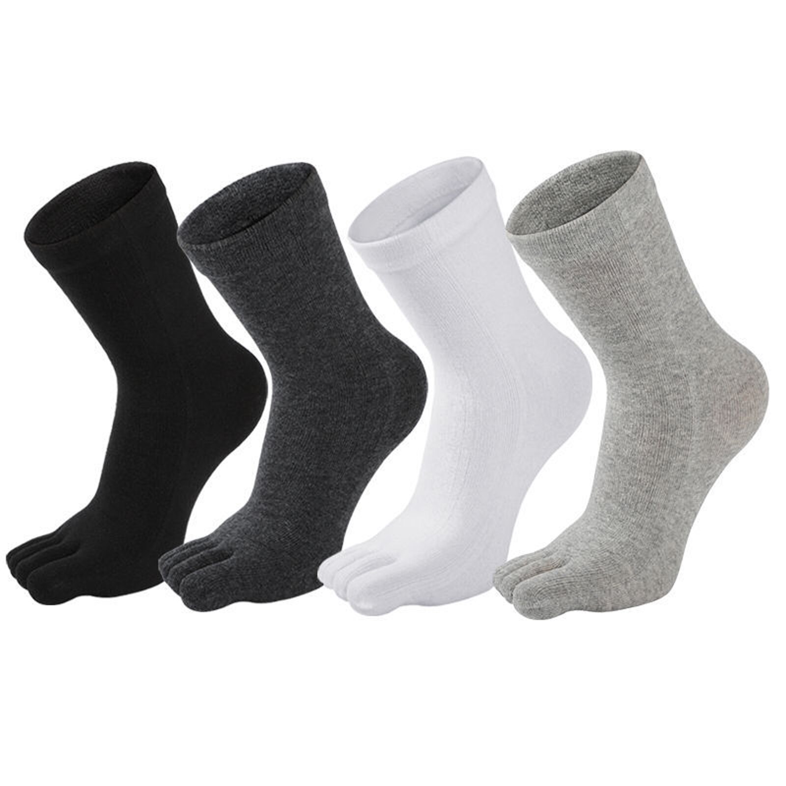 3/4 Pairs Men Toe Socks, Autumn and Winter Adults ... – Grandado