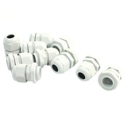 White Nylon Waterproof Plastic waterproof connecto... – Grandado