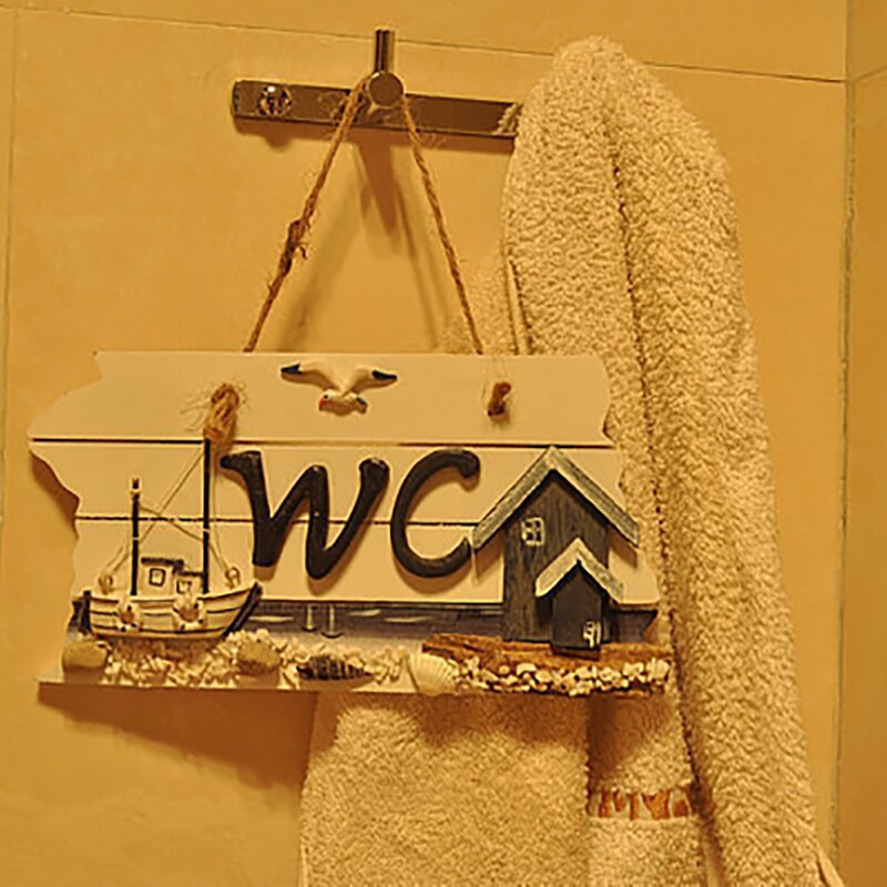 Mediterranean Style Bathroom WC Listing/Doorplate/... – Grandado