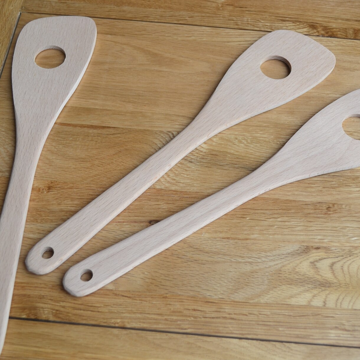 Spatule en bois de hêtre sans peinture, ustensile ... – Grandado