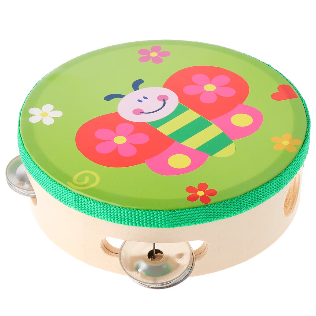Tambourine Toy Small Tambourine Drum for Kids Educ... – Vicedeal