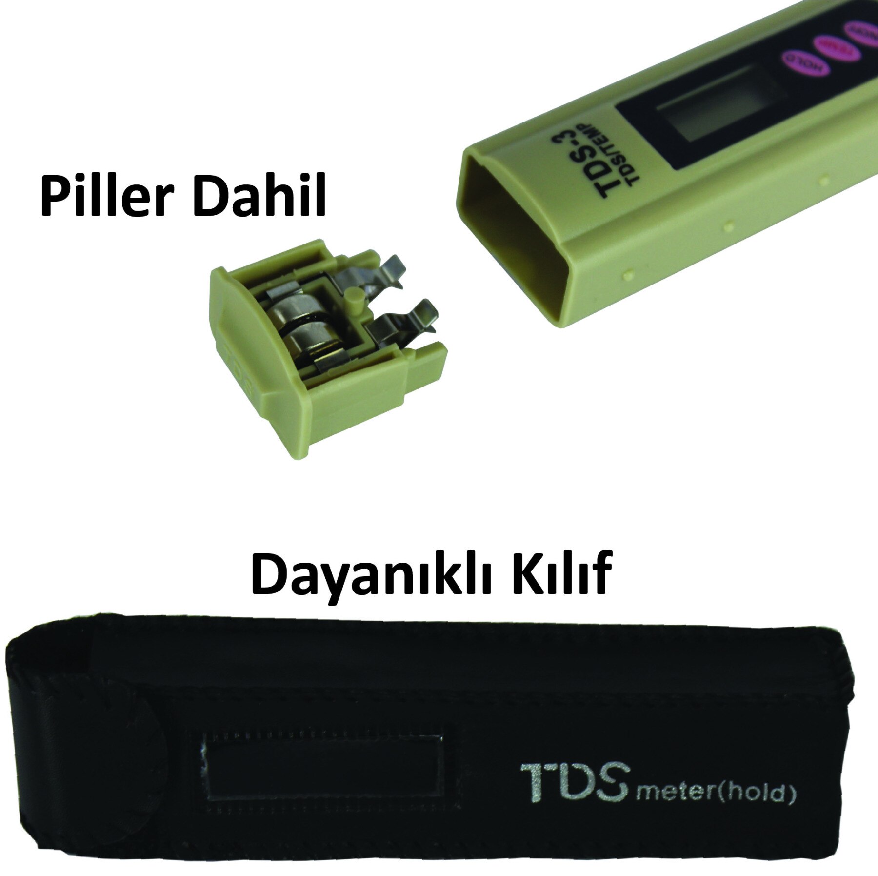 TDS Meter Water Liquid Measurement Device-Batterie... – Grandado