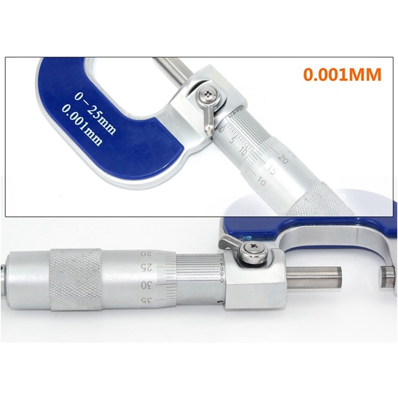 Outside Micrometer 0-25mm Micrometre Length Unit H... – Vicedeal