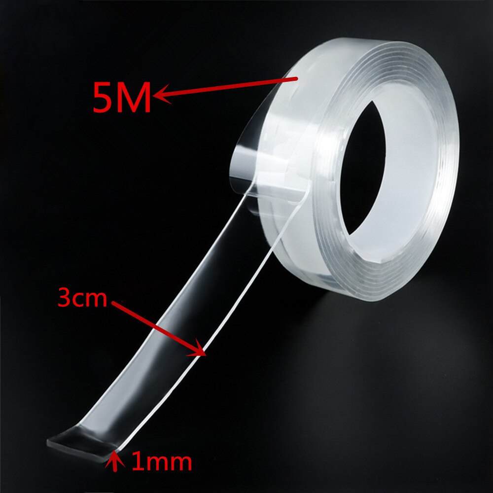 1M/2M/3M/5M Transparent Double-Sided Adhesive Nano... – Vicedeal