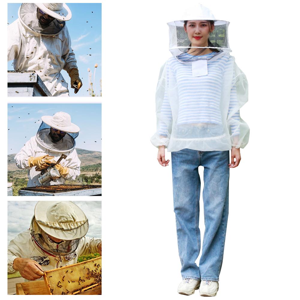 Beekeeping Suit Outfit with Detachable Veil Hood B... – Grandado