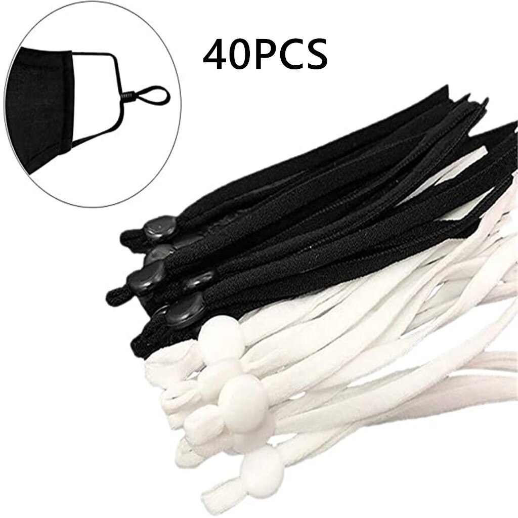 40 Pcs Verstelbare Masker Naaien Elastische Band K... – Vicedeal