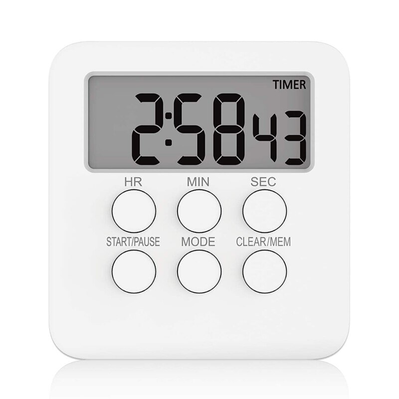 3 In 1 Digitale Keuken Timer/Klok/Alarm Magnetisch... – Vicedeal