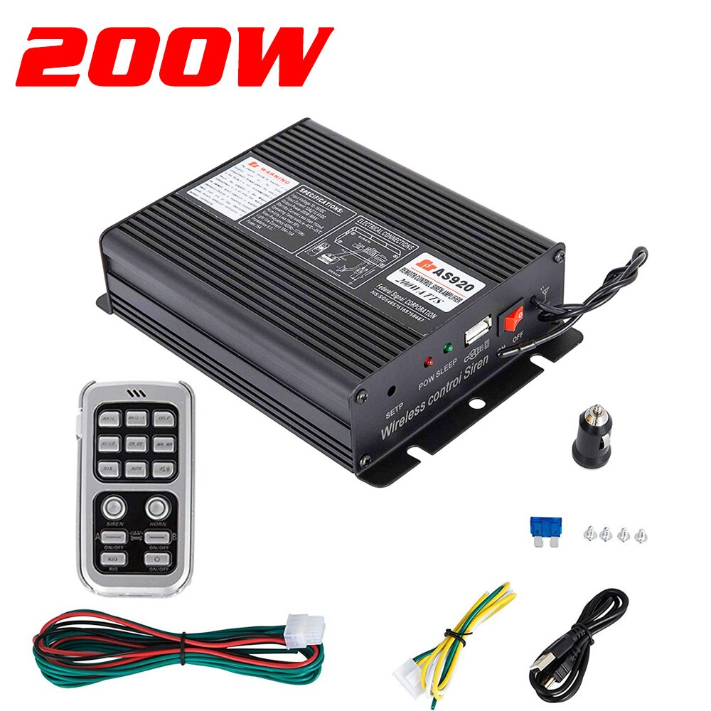 Universal Loud Alarm Loudspeaker Tone 12V 200W ext... – Vicedeal