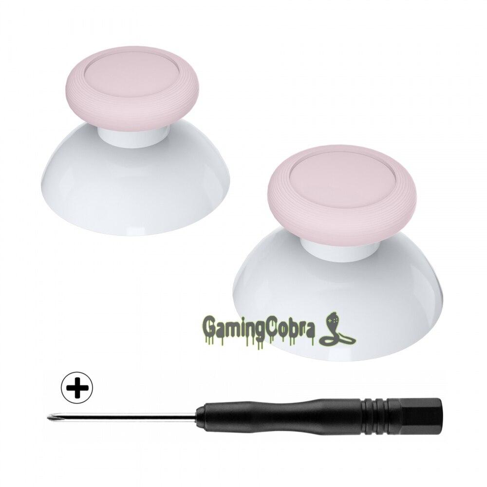 Sakura Pink & White Dual-color Joystick Thumbstick... – Vicedeal