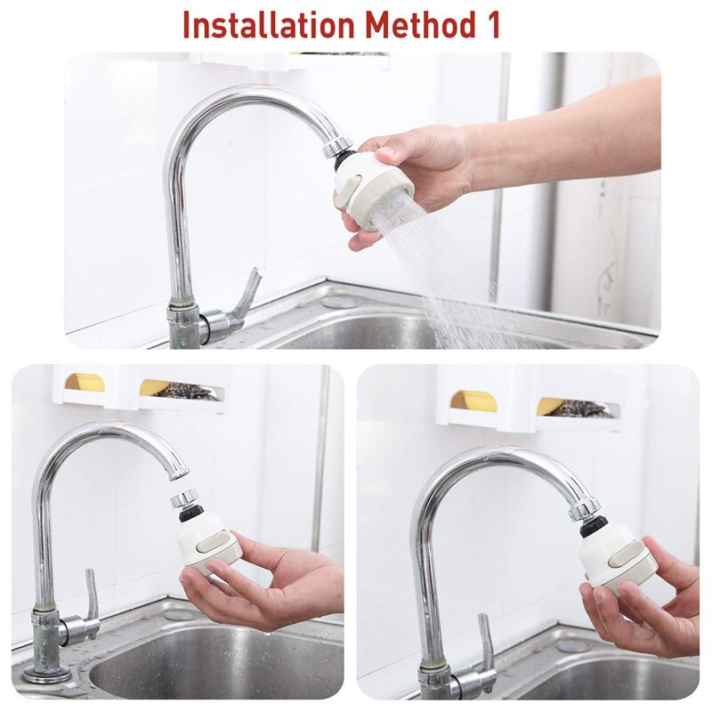 2 Pack Kitchen Water Spray Water Saving Faucet Spr... – Grandado