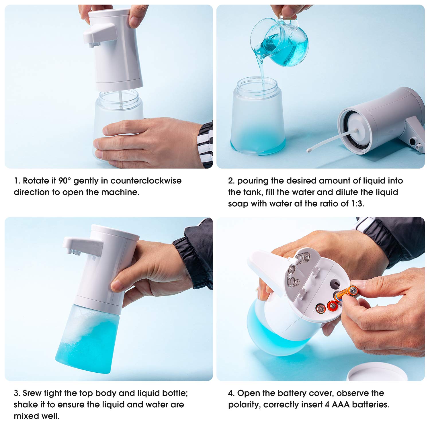 Advanced Foaming Soap Dispenser Automatic ABS Kitc... – Vicedeal