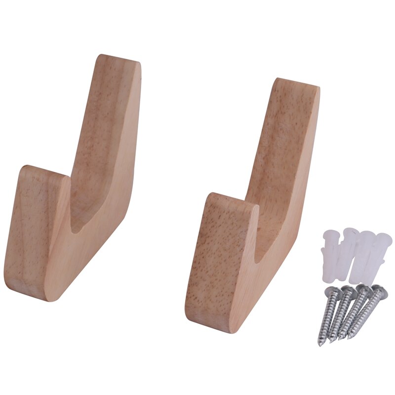 2Pcs Natural Wood Clothes Hanger Japanese-Style Wa... – Grandado