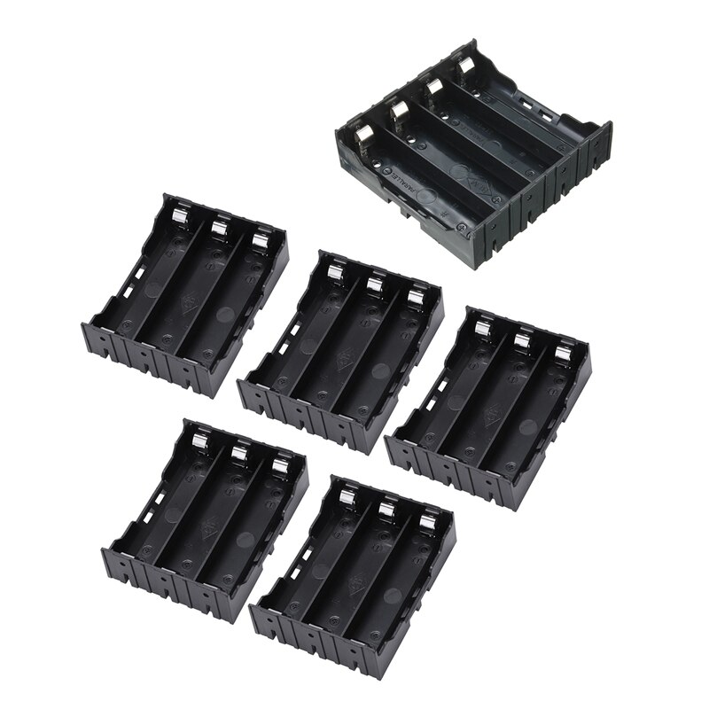 15 Pcs Black Plastic Batteries 6 Pin Battery Holde... – Grandado