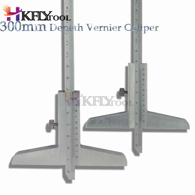 300mm 12" Depth Vernier Caliper Gauge Depth Calipe... – Grandado