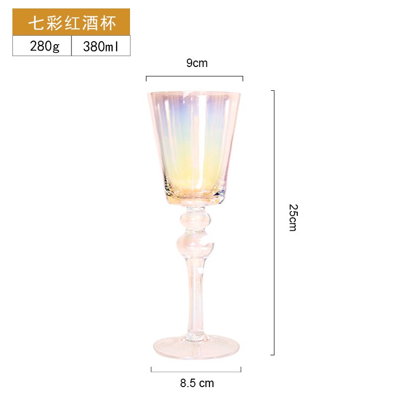 Crystal Retro Carved Luxury Goblet Diamond Wine Cu... – Grandado