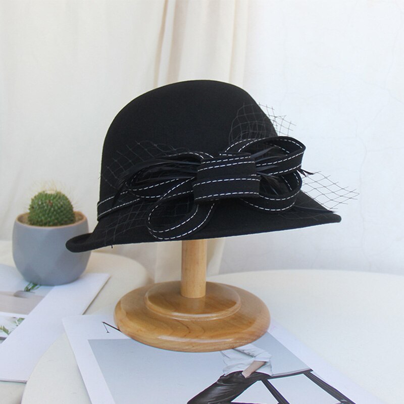 Fs Lente Winter Dames Elegante Facinator Hoed Wol ... – Vicedeal