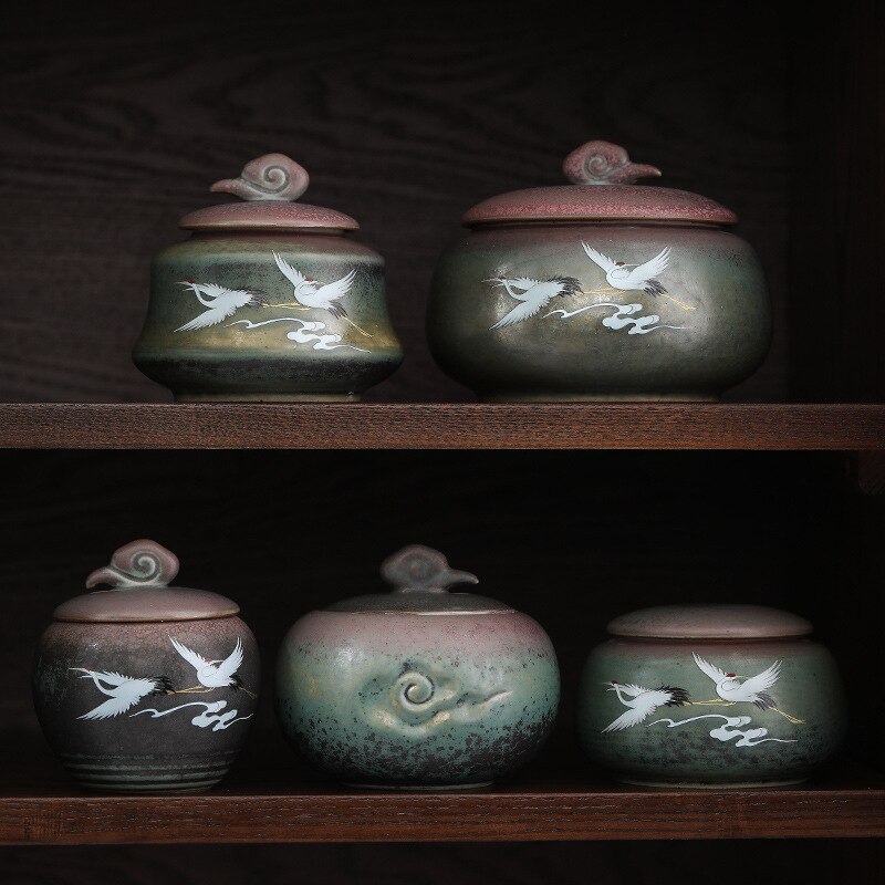 Tea Containers Kiln Baked Colorful Handmade Vintag... – Grandado