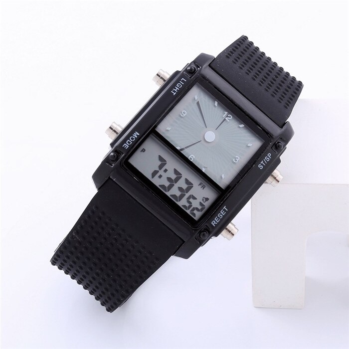 Dual Display Led Horloge Heren Digitale Horloges S... – Grandado