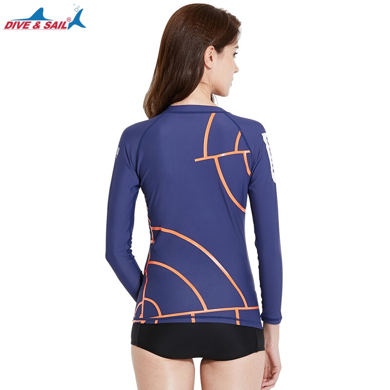 Women's Long Sleeve Rash Guard Layer Wetsuits UPF5... – Grandado
